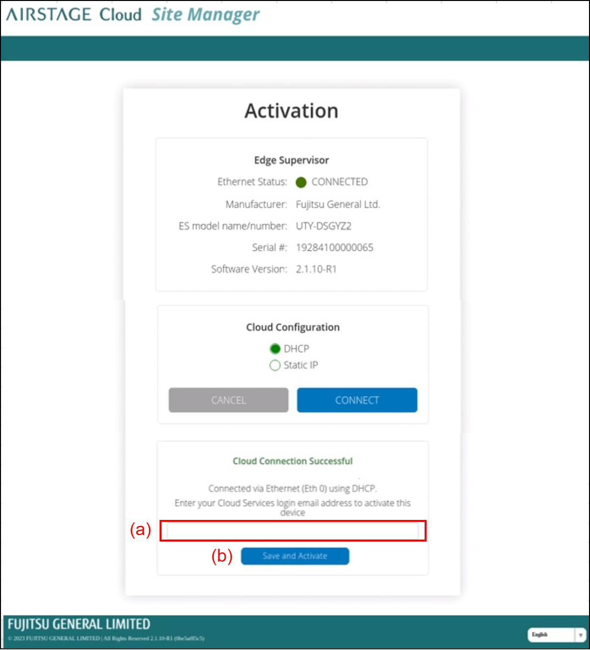 Activate AIRSTAGE Cloud Edge Supervisor