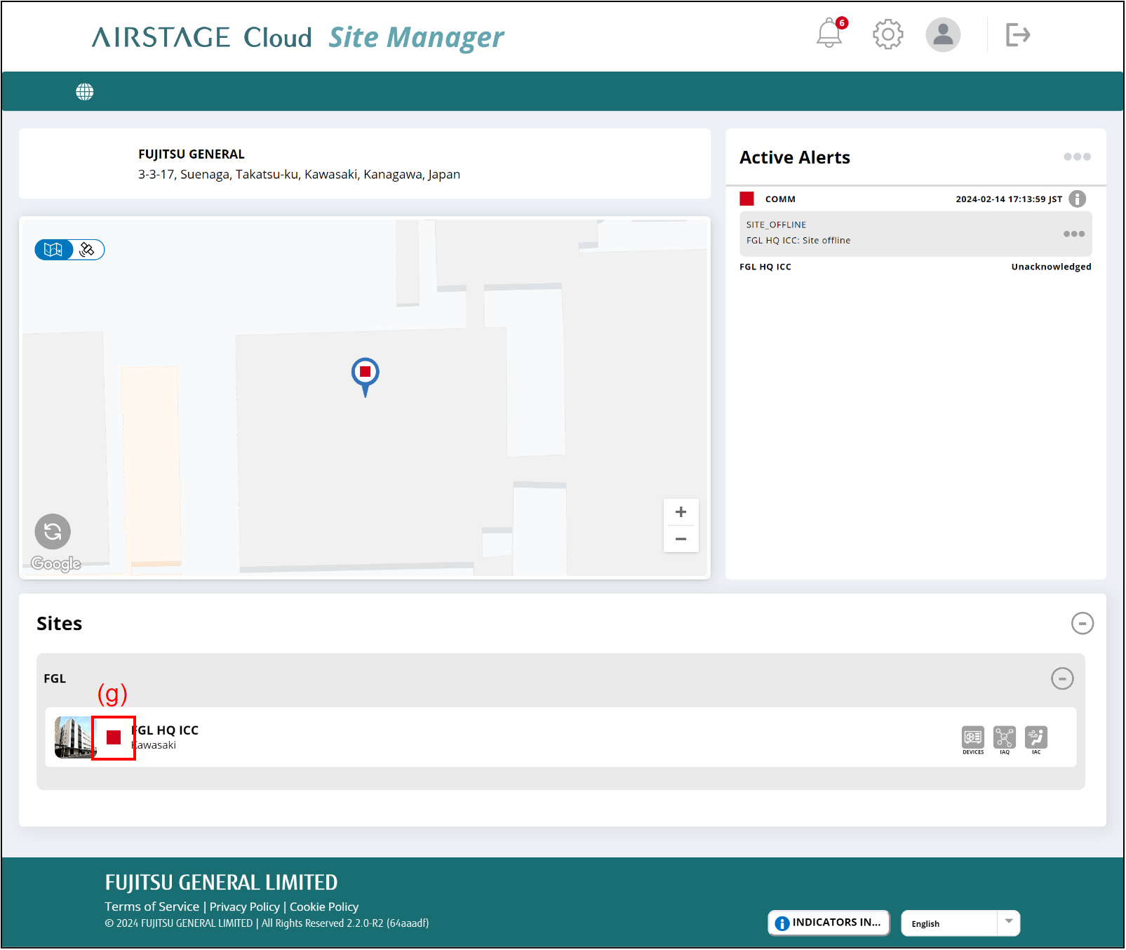 Assign the AIRSTAGE Cloud Edge Supervisor to Site