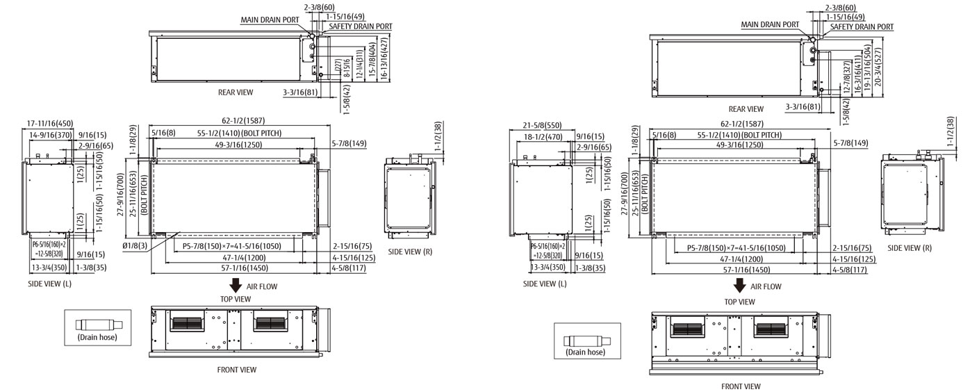 COMMERCIAL | PRODUCTS | AIRSTAGE (VRF Systems) | Indoor Unit Lineup ...