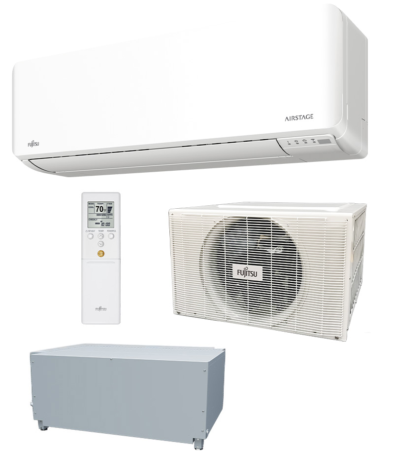 Split terminal heat pump (STHP): Wall Mounted - AIRSTAGE SINGLE-ROOM ...